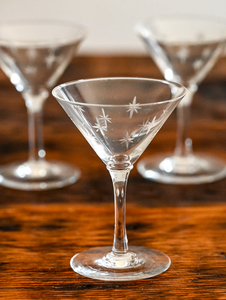 Stardust Liquor Cocktail Glasses by CG Quartzex Crystal – Happy Hour ...